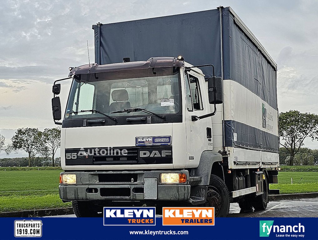 DAF LF 55.180 kamion sa klizna zavesa cerada
