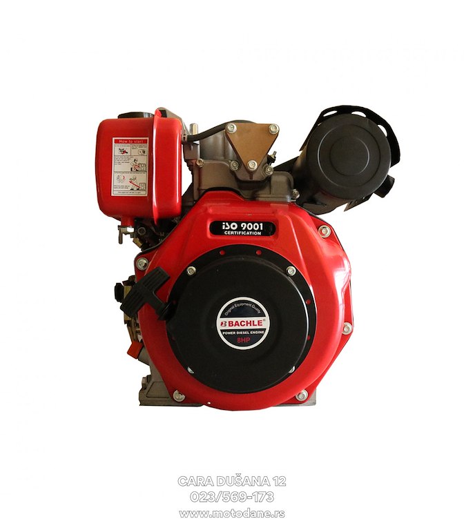 Dizel motor 296 ccm 8 ks Bachle konusna radilica
Primena
Osobine i način pokretanja
Održavanje
