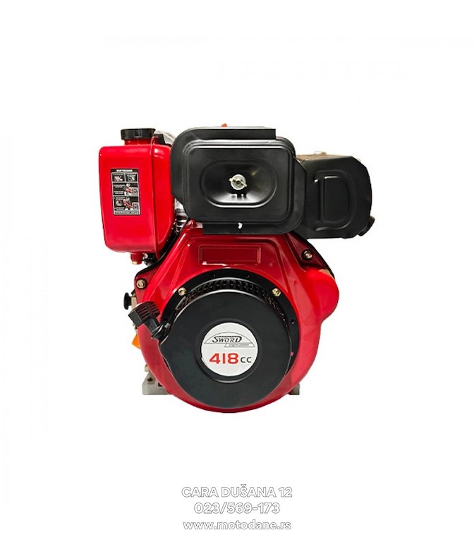 Dizel motor 418 ccm 12 ks Sword
Primena
Osobine i način pokretanja
Održavanje
