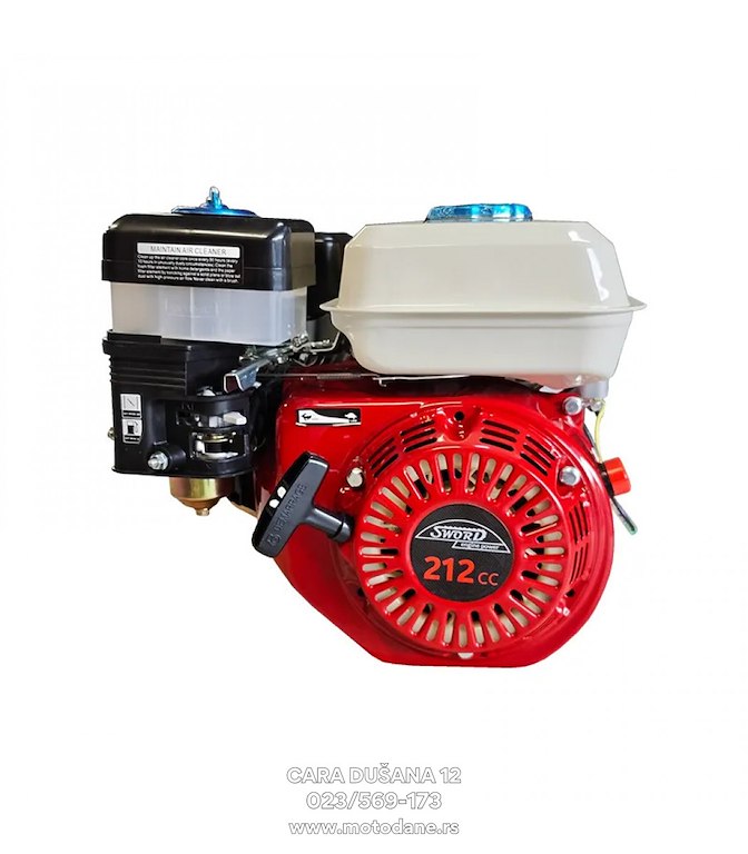 Motor 4T GX160 212ccm horizontalna radilica fi 20mm