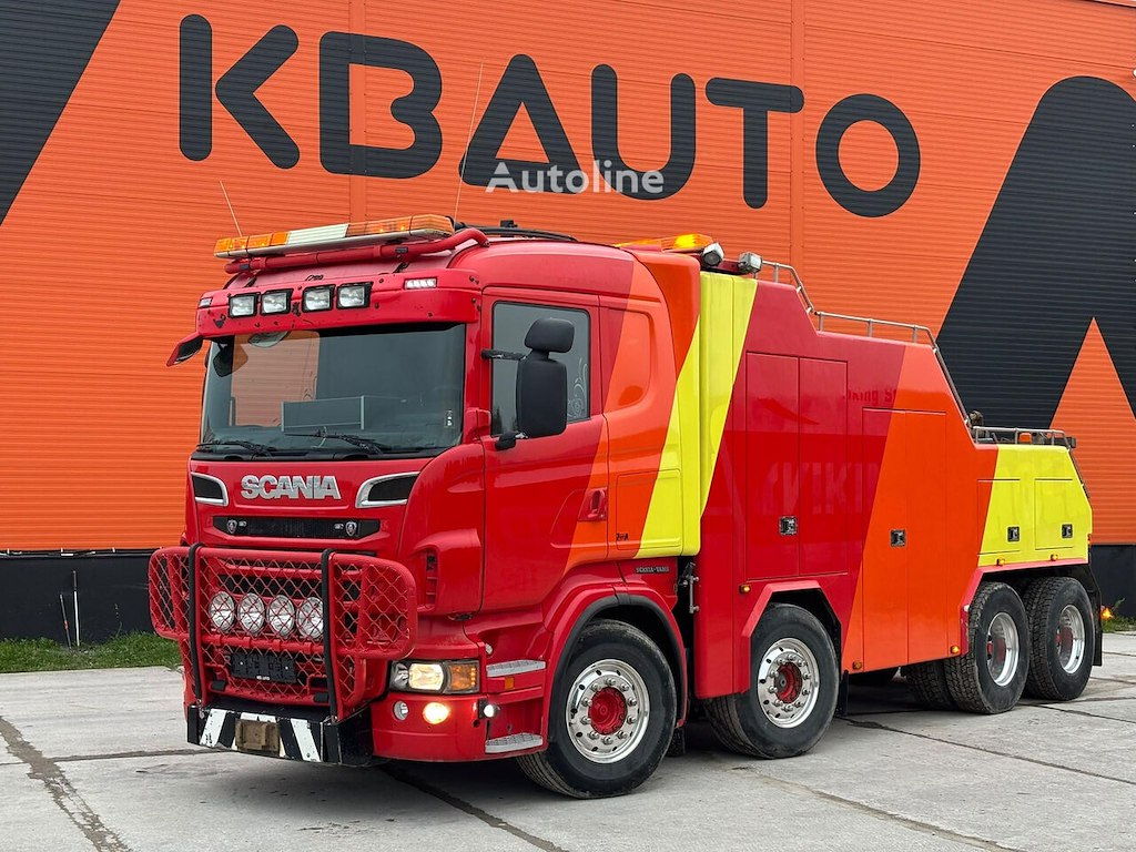 Scania R 560 8x4 BRO STARKE / 3 x WINCH šlep auto
