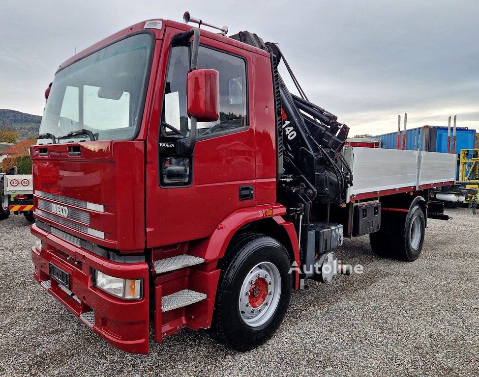 IVECO Eurotech 190E 24 Hiab 140 jib kamion platforma