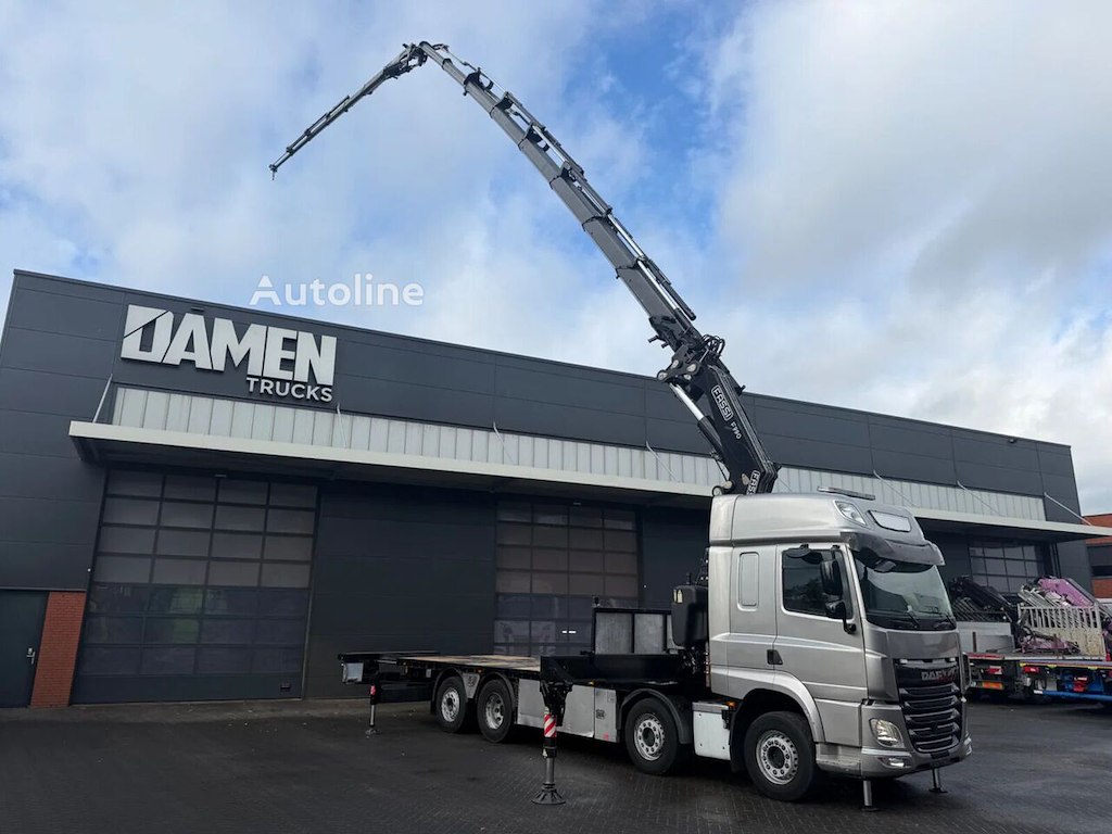 DAF CF 510 8x2 FASSI F 990 RA.2.28 XHE + JIB kamion platforma