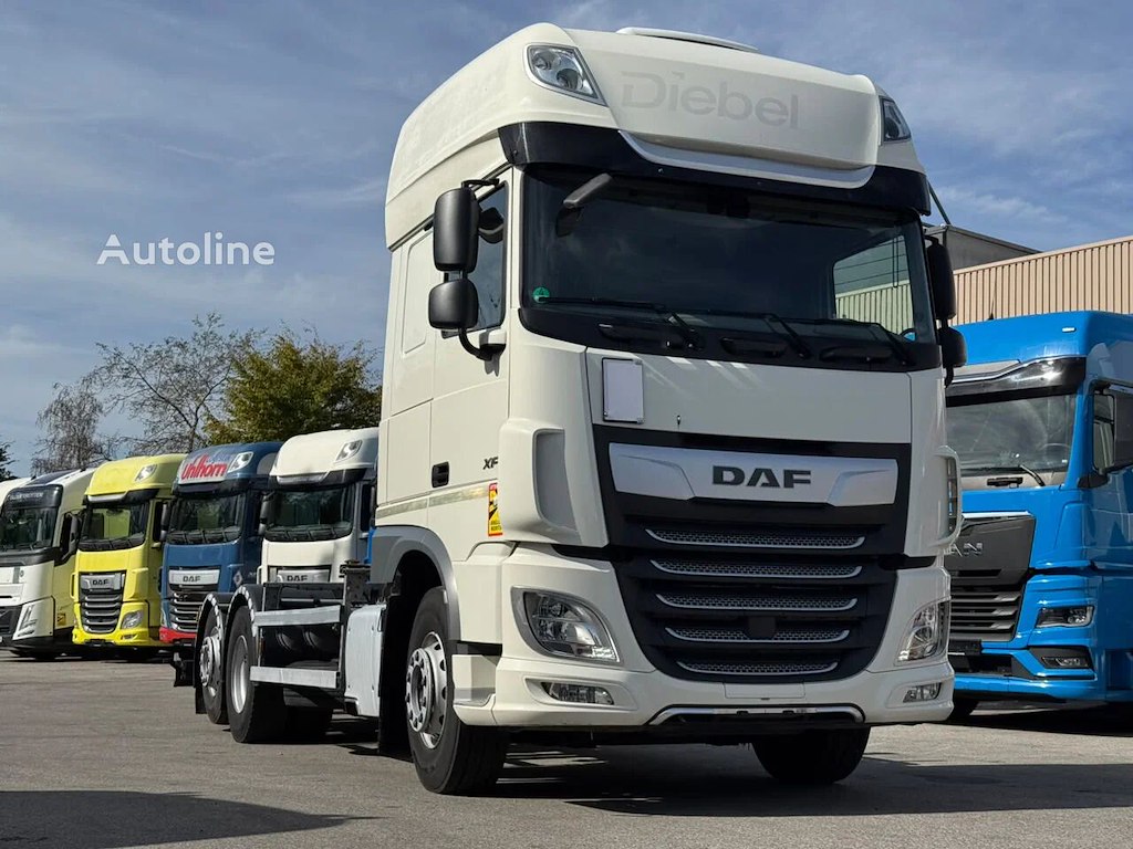 DAF XF 480 BDF FAN SSC, ACC, AHK, Vollluft vozilo za prevoz kontejnera