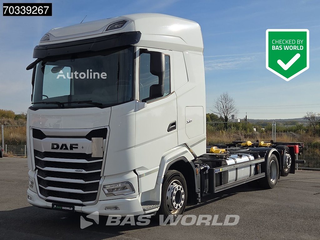 DAF XG 480 6X2 BDF Lift+steering axle Full Air ACC Euro 6 vozilo za prevoz kontejnera
