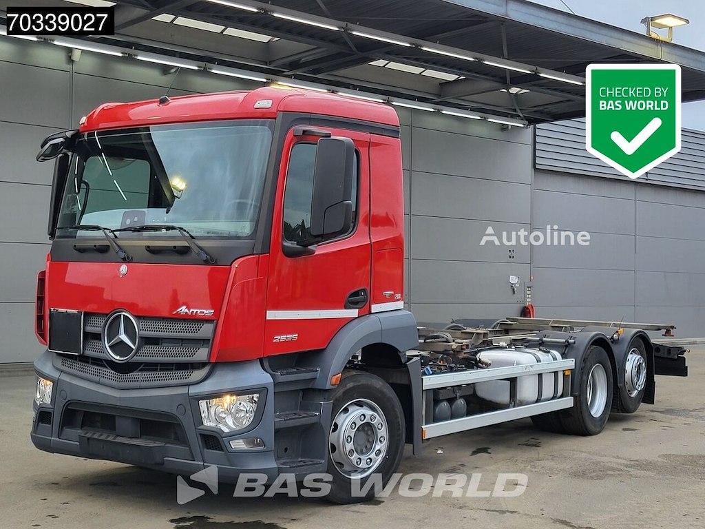 Mercedes-Benz Antos 2535 Antos 6X2 BDF ADR Full Air Suspension Lift+Steering A vozilo za prevoz kontejnera