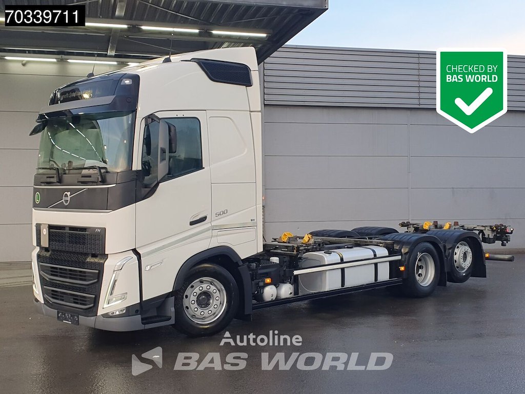 Volvo FH 500 6X2 BDF Lift+steering axle Full Air Automatic VEB+ ACC Eu vozilo za prevoz kontejnera