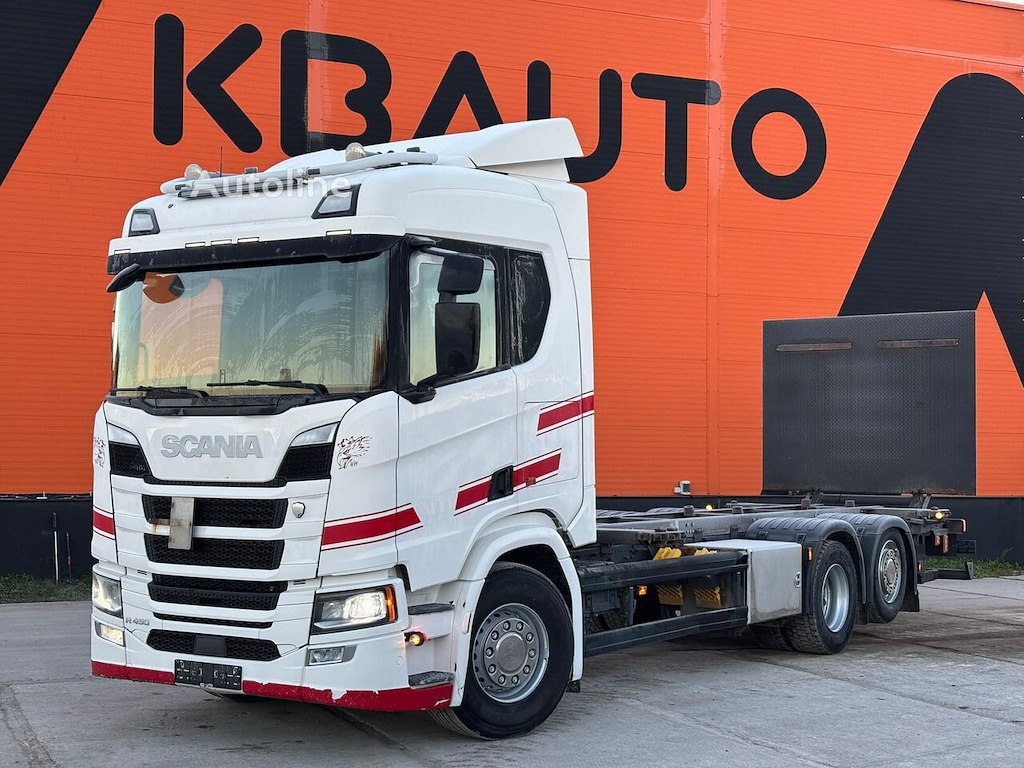 Scania R 450 6x2*4 RETARDER vozilo za prevoz kontejnera