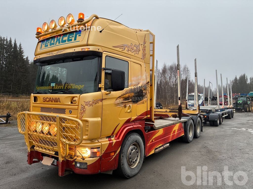 Prodaje se Scania R164 kamion za prevoz drva na aukciji
