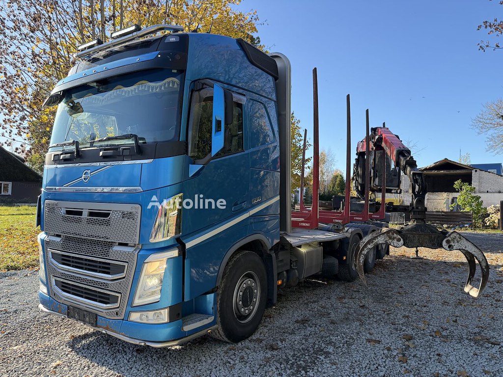 Volvo FH13 500 8x2 Palfinger kamion za prevoz drva
