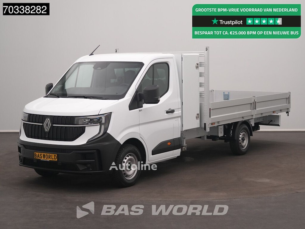 Novi Renault Master 170PK Automaat 421cm Open Laadbak LED Airco Cruise Parkee kamion s ravnom platformom < 3.5t