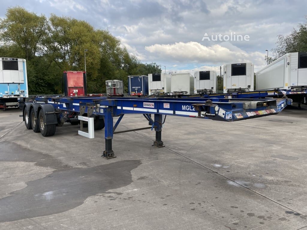 Dennison LOCK AND GO SLIDING SKELETAL – C401173 poluprikolica za prevoz kontejnera