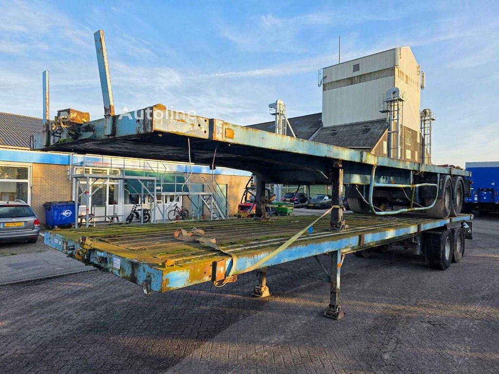 Robuste Kaiser SB1502A - SAF Axles - Drum Brakes 2-axle flatbed trailer poluprikolica platforma