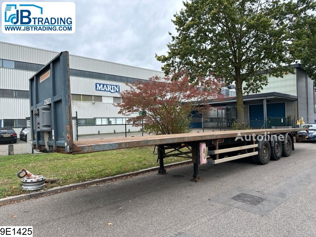 Fruehauf open laadbak Lifting axle poluprikolica sa ravnom platformom