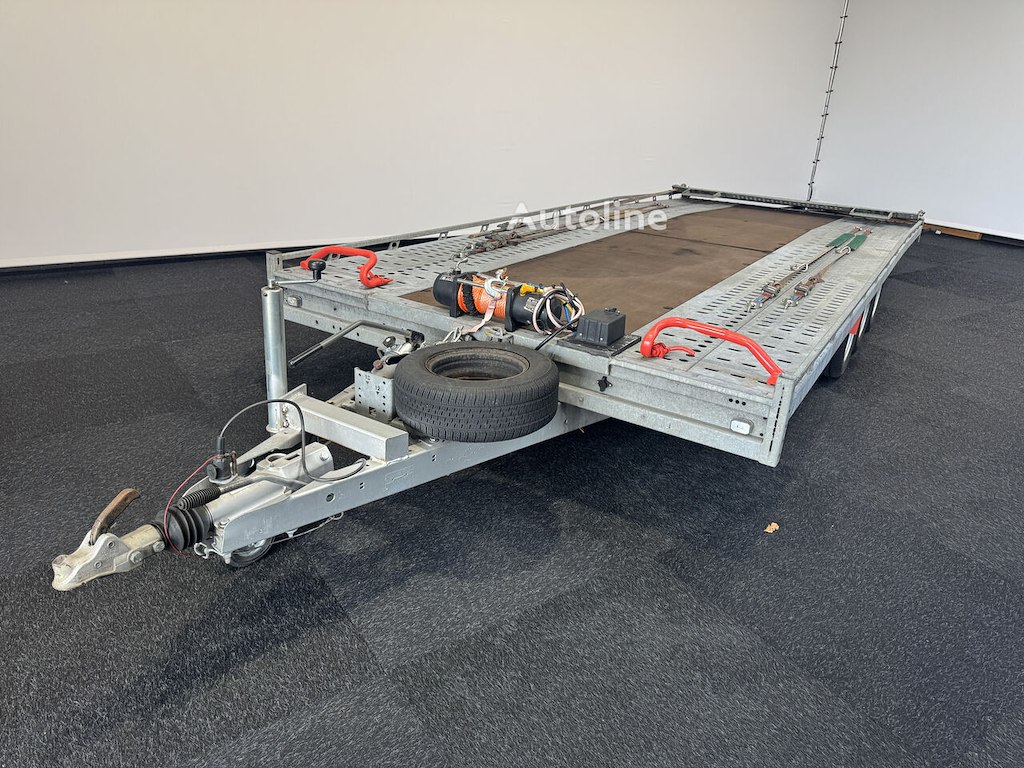 Brian James TRAILERS TT TRANSPORTER T6 3 asser 3500 KG klep en kantelsysteem prikolica autotransportera