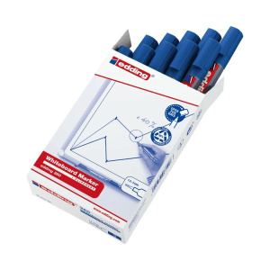 Marker za belu tablu E-360 1,5-3mm, zaobljeni, pak. sa 10 kom. plava Edding