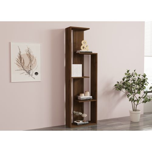 Hanah Home polica za knjige Wand, 50 cm, orah