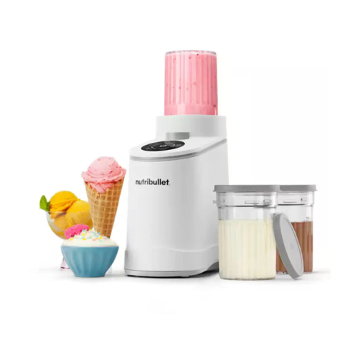 Nutribullet Chill NBD0503W aparat za sladoled 500W, 5 programa, 3 posude, beli