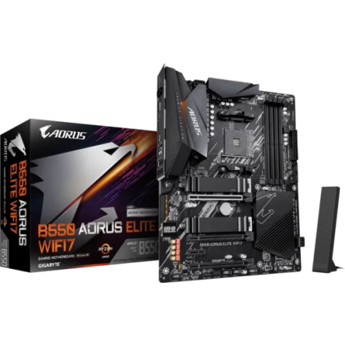 Gigabyte B550 AORUS ELITE WIFI7 matična ploča AM4 ATX DDR4 Wi-Fi 7