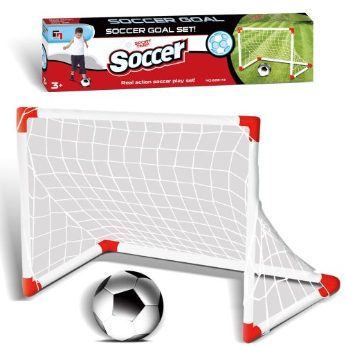Set gol za fudbal sa loptom i pumpom, 85 x 60 x 42 cm