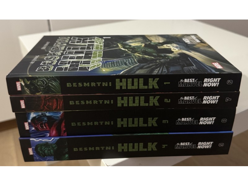 Juing i Benet - BESMRTNI HULK 1-4 (Čarobna knjiga)