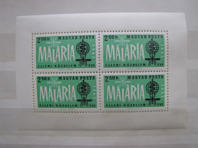 1962 god. Mađarska mi Blok 35** MNH