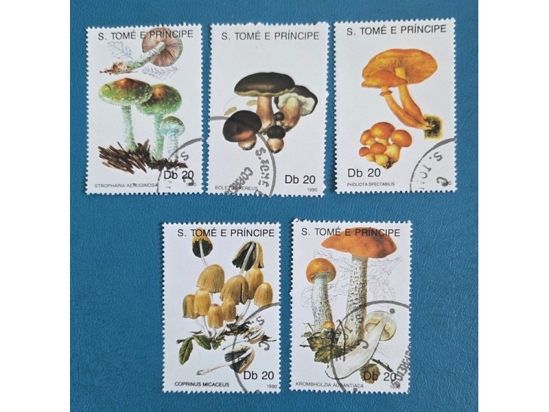 Sao Tome e Principe 1990 cela serija gljive