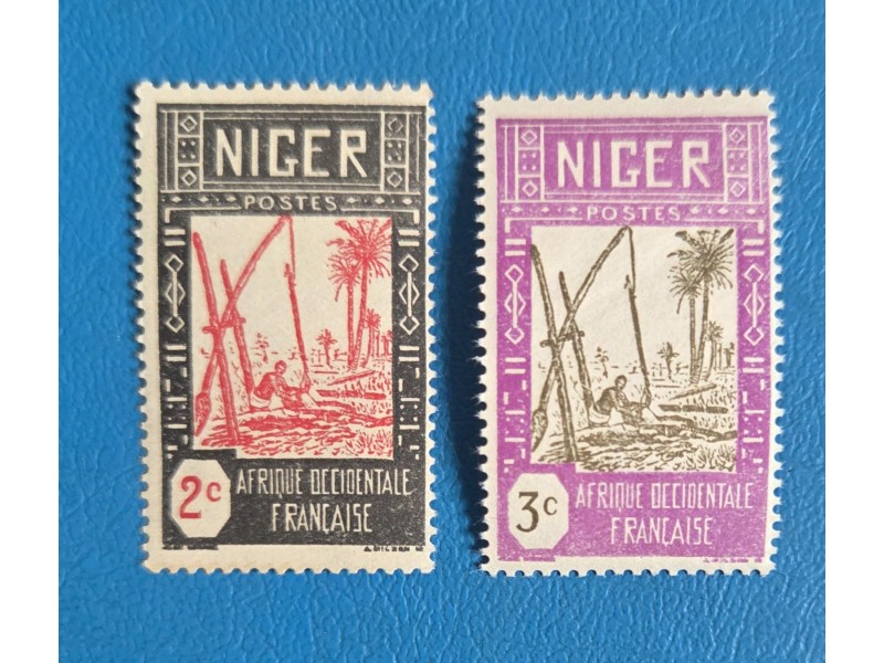 Francuski Niger 1926 ciste markice