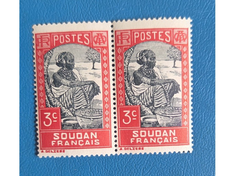 Francuski Sudan 1931 ciste markice