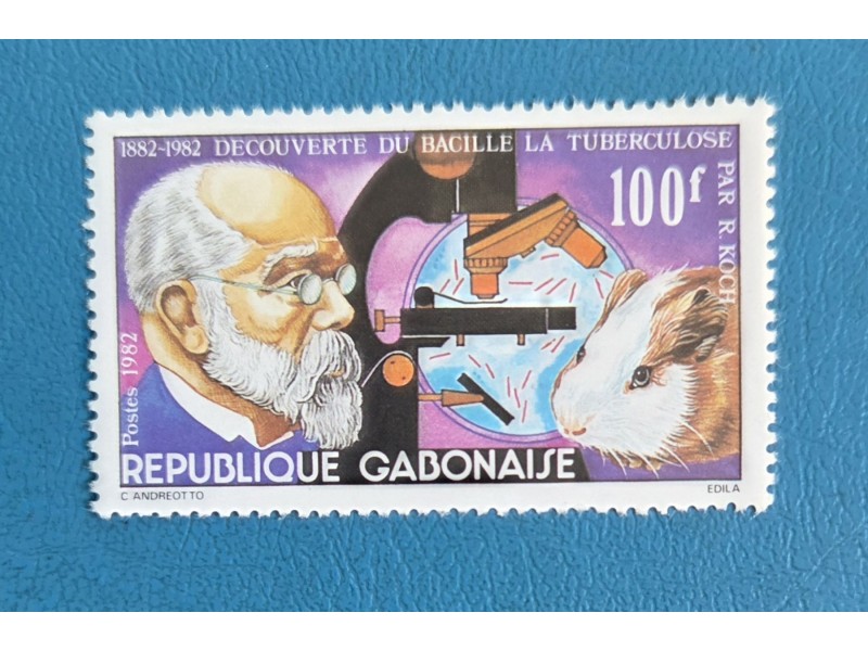 Gabon 1982 cista markica Robert Koh