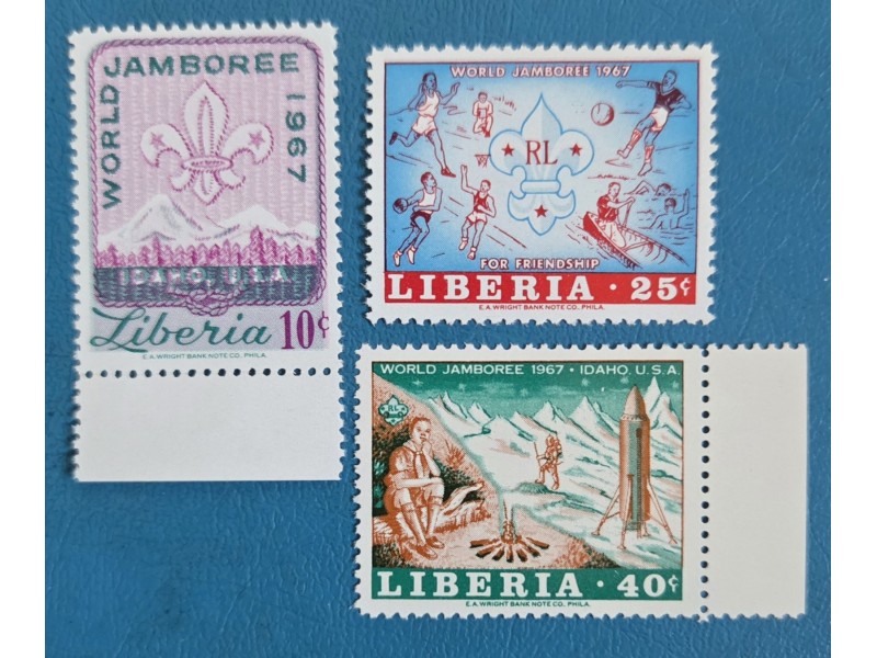 Liberija 1967 cista serija skauti