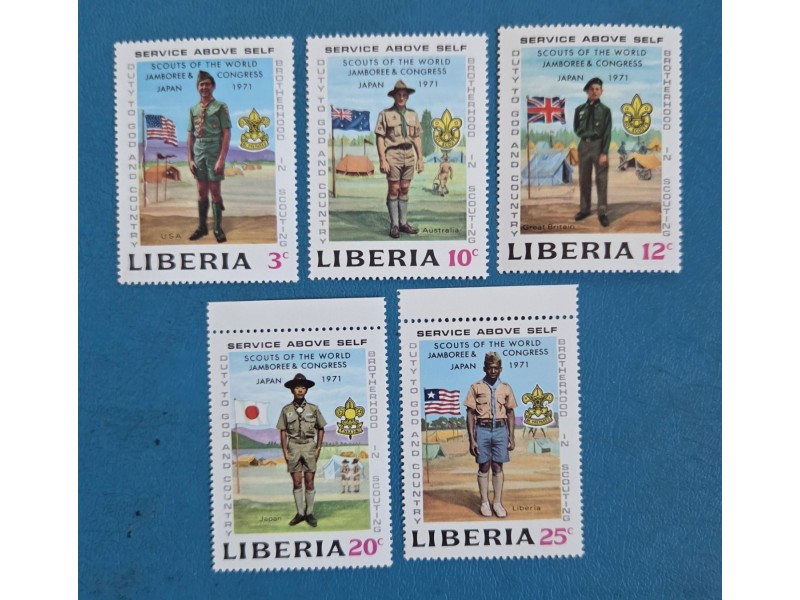 Liberija 1971 skauti
