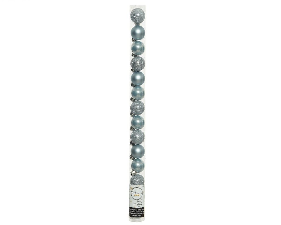 KUGLA NOVOGODIŠNJA 14/1 3CM PLAVA 020503