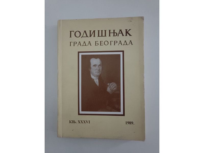 Godisnjak grada Beograda 1989