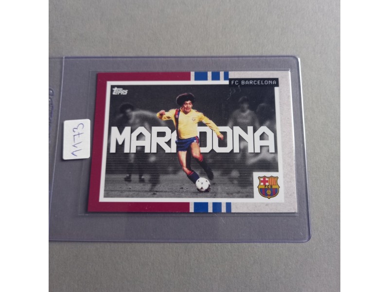 1173. TOPPS FC BARCELONA-MARADONA