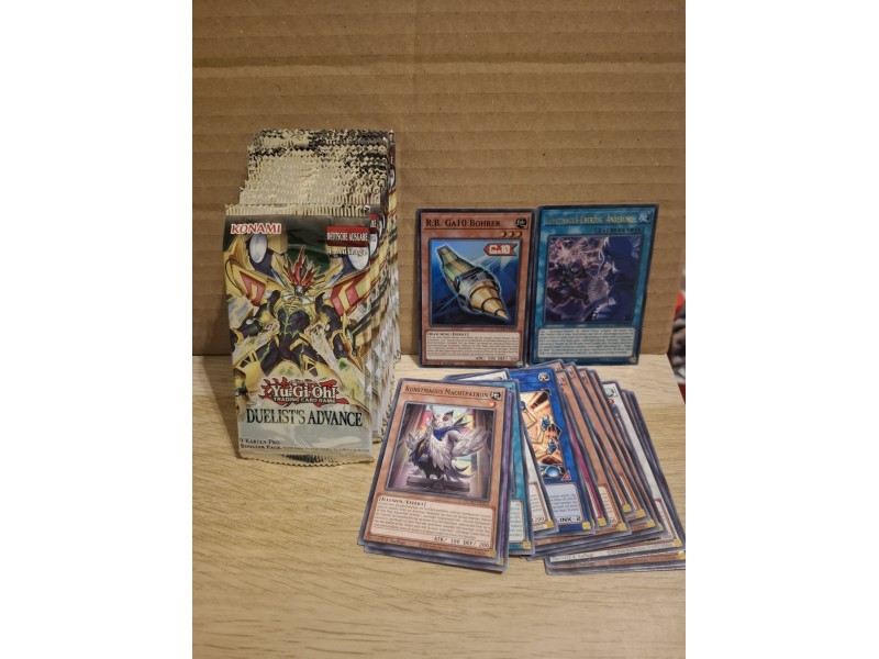 YuGiOh 14 kesica i 18 kartica