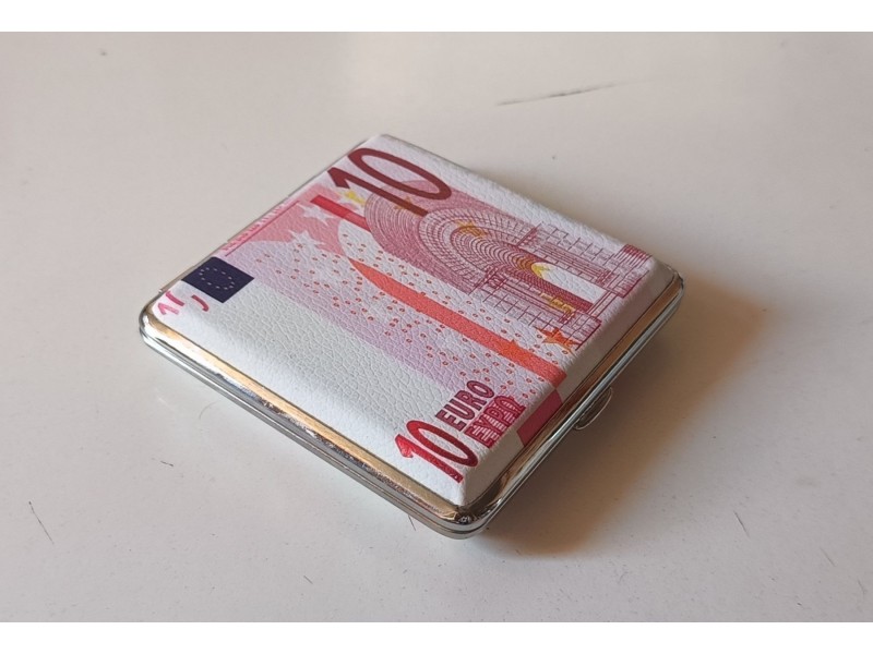 RASPRODAJA Tabakera, metalna - Euro