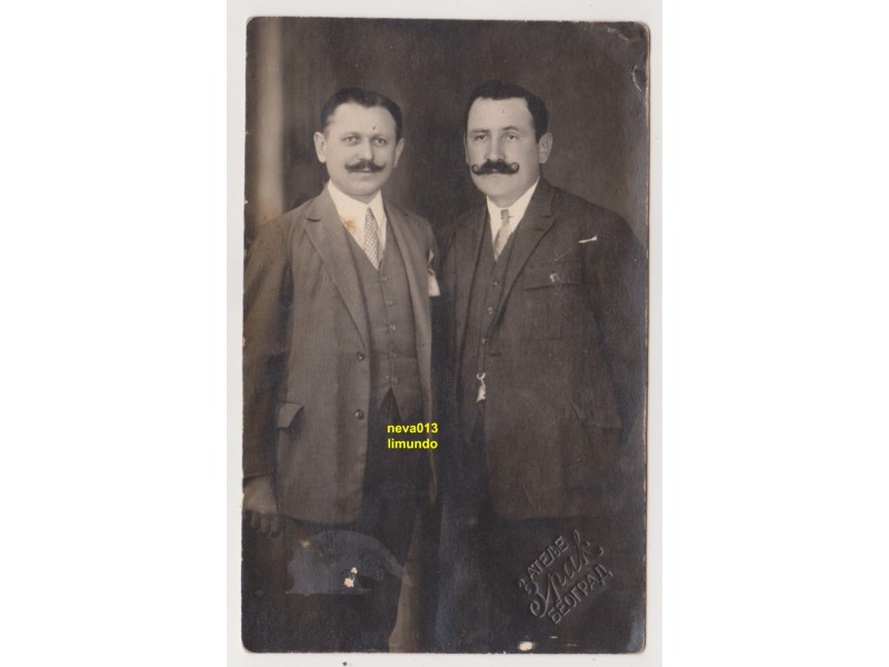 Studijska FOTOGRAFIJA-dva gospodina,atelje Zrak,Beograd