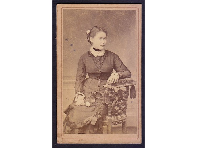 c.1900 RECHMITZER JANOS kartonka CDV Novi Sad