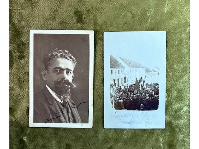 2 stare fotografije Vinkovci 1918 i portret
