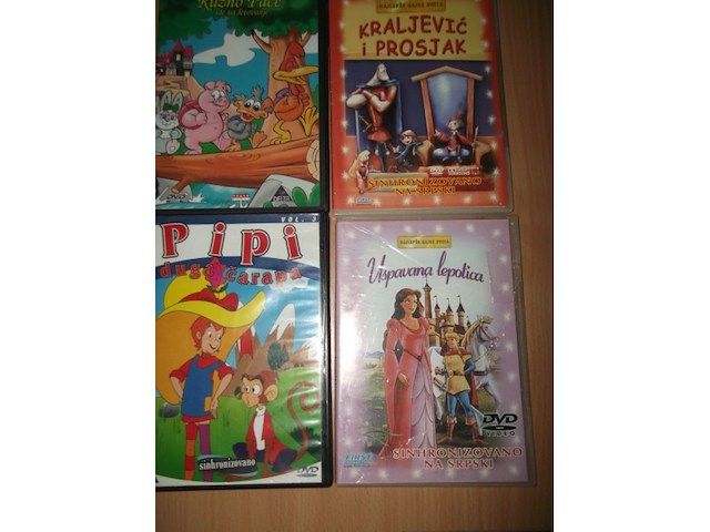 Lot 4 crtana filma - DVD - kao novi