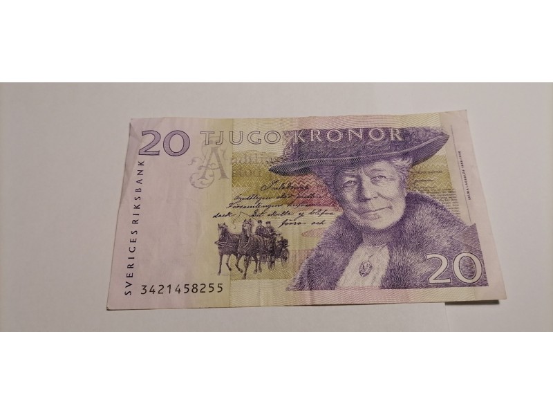 ŠVEDSKA - 20 KRUNA - 1997