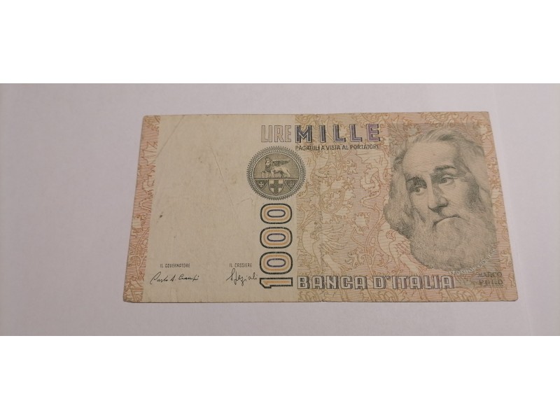 ITALIJA - 1000 LIRA - 1982