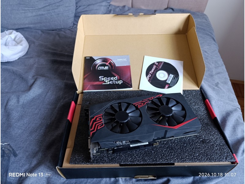 Asus Radeon RX570 4gb OC EXpedition FULL PAC KAO NOVA