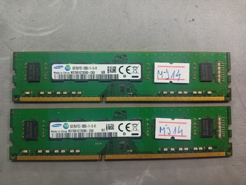 DDR3 16 Gb ( 2 x 8 Gb ) # MJ 14