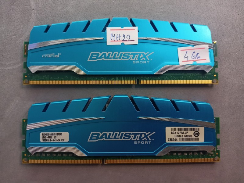 DDR3 8 Gb (2 x 4 Gb) # MH 22