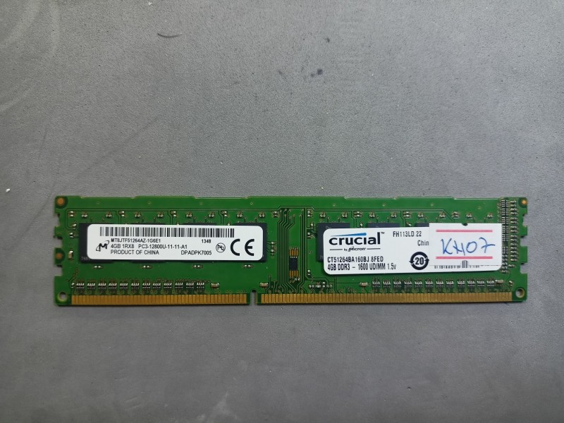 DDR3 4 Gb # KN 07