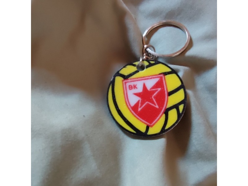 VK Crvena Zvezda privezak za kljuceve