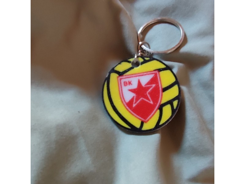 VK Crvena Zvezda privezak za kljuceve