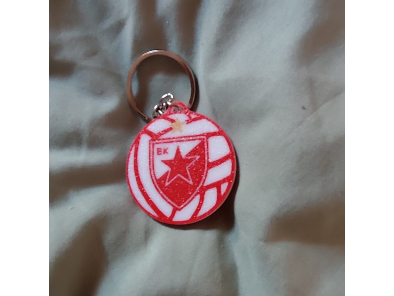 VK Crvena Zvezda privezak za kljuceve